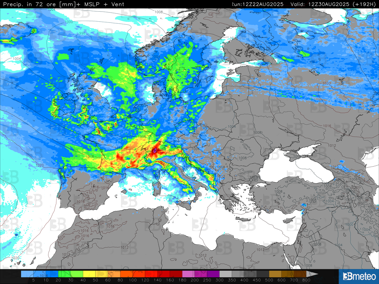 L’ex uragano Erin in rotta verso l’Europa