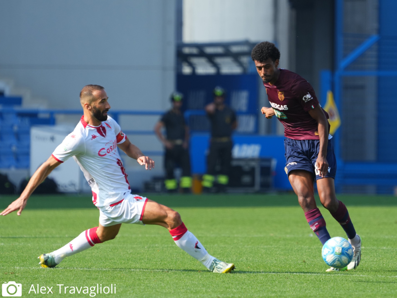 Natan Girma migliore granata in campo di Reggiana-Bari