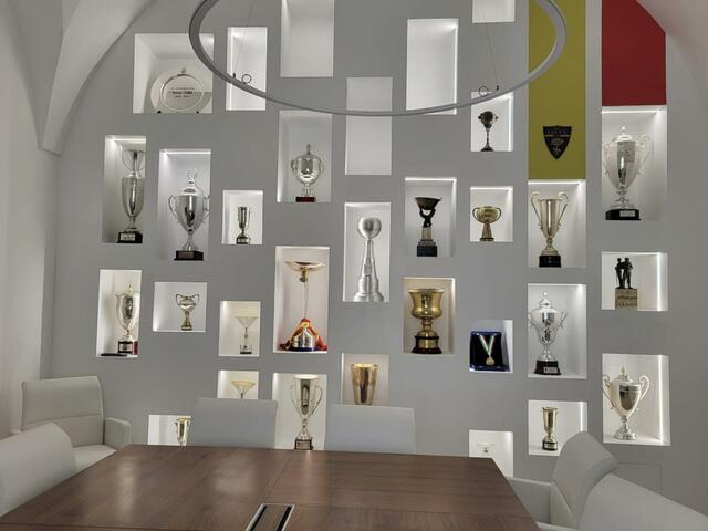 Nuovi spazi in sede: allestita la "SALA TROFEI", ora aspetta altre ...