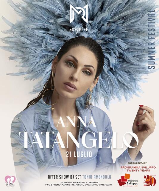 Taranto: Anna Tatangelo prima super ospite del Summer Festival